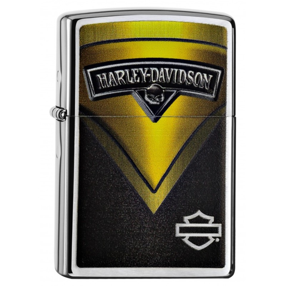Zapalovač Zippo Harley Davidson Yellow Skull - zlatý-černý - Armik.cz ...